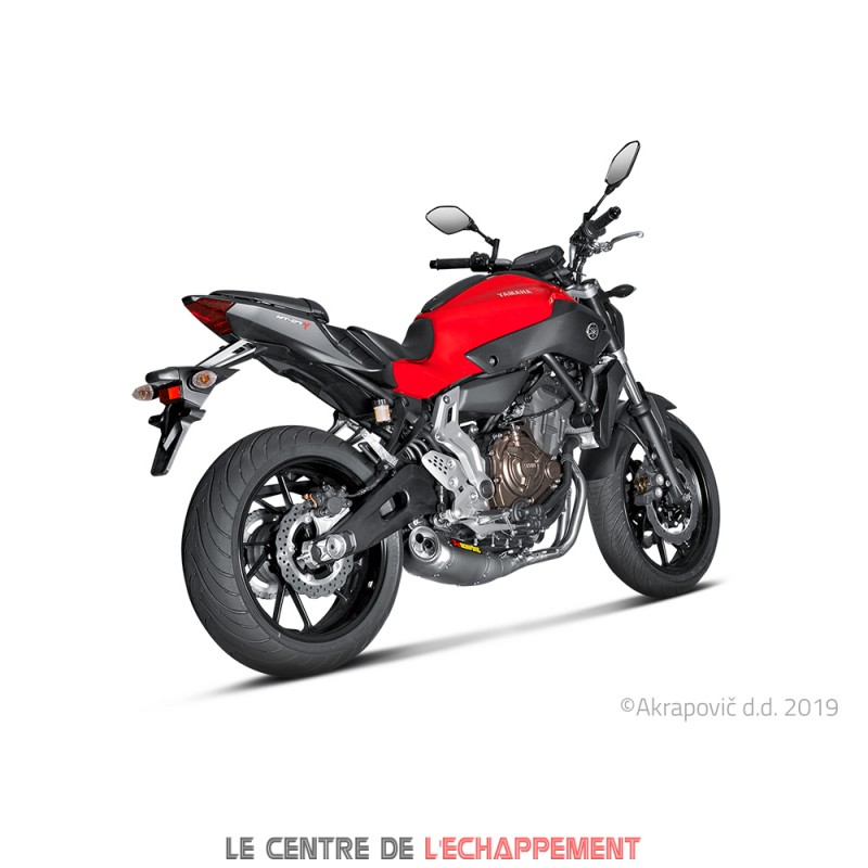 Ligne Complète AKRAPOVIC Racing Line Yamaha MT07 2014-2020