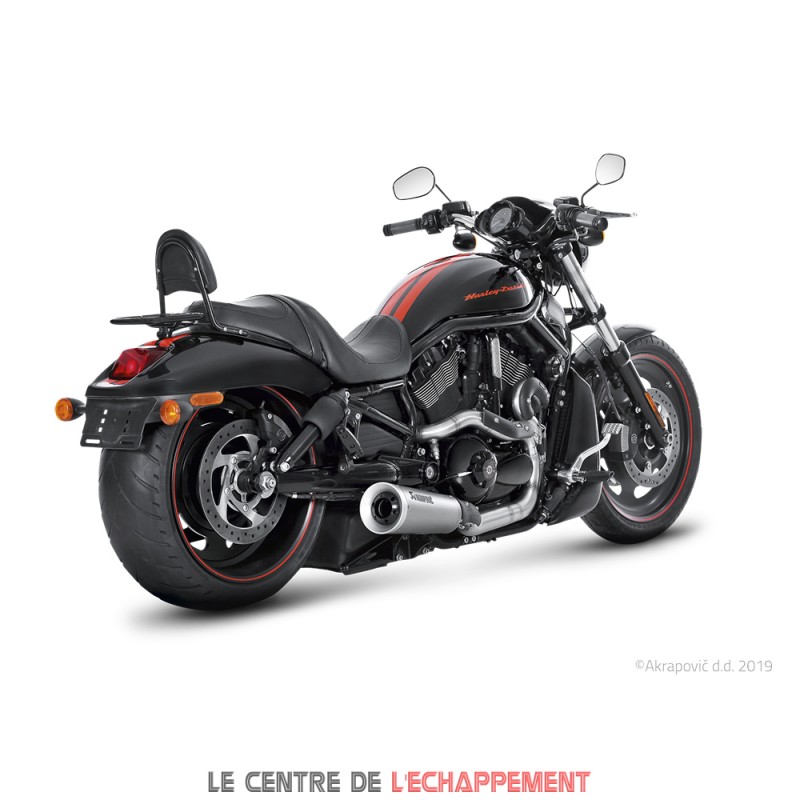 Ligne Complète AKRAPOVIC Open Line Harley V-ROD MUSCLE 1200 et V-ROD ...