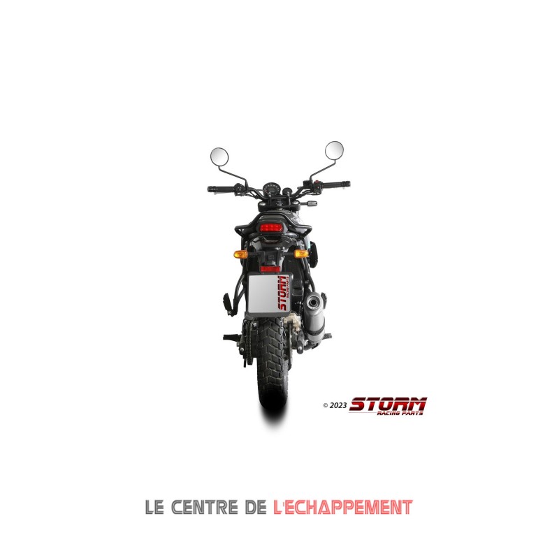 Silencieux Storm Ovale Adapt. ROYAL ENFIELD HIMALAYAN 2017-2023 et ...